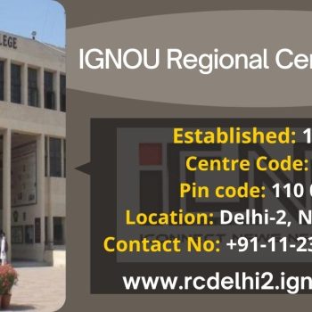 IGNOU Regional Centre Delhi-1 | Admission, Fee & Contact Details