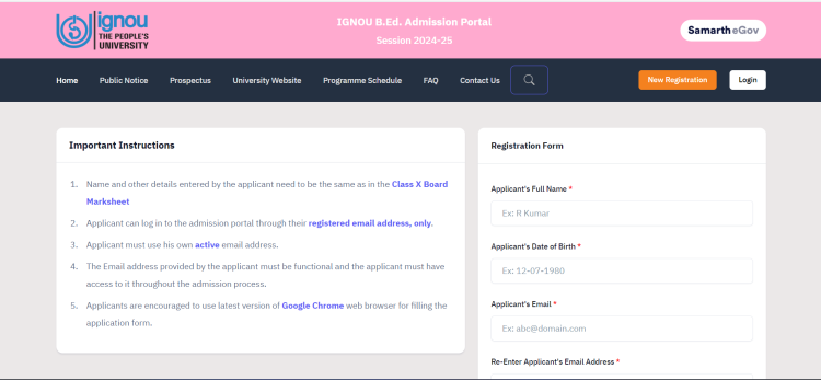 IGNOU BEd Admission 2025 Last Date | Entrance Syllabus, & Fees